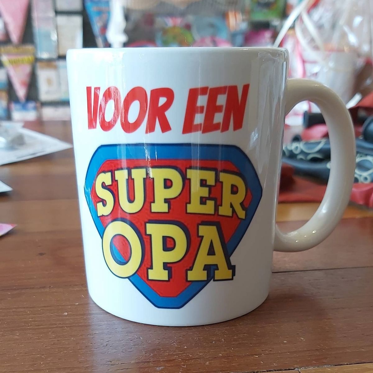 Mok SuperOpa - Roos Feestartikelen en Ballondecoraties Leidschendam